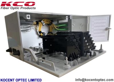 China 48 Port Wall Mount Fiber Termination Box MODB Splitter Distribution KCO-FTB-48HW for sale