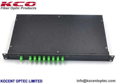 Κίνα 1*8 θραύστης Rackmount επιτροπής μπαλωμάτων θραυστών 1x8 SC/APC οπτικής ίνας PLC προς πώληση