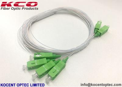 Cina Connettore a fibra ottica 0.9mm IL basso 2.0m di verde del separatore SC/APC di Blockless 2x4 in vendita