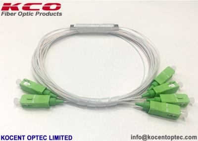 Cina Connettore a fibra ottica 0.9mm IL basso 2.0m di verde del separatore SC/APC di Blockless 2x4 in vendita