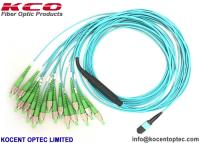 China 16 Core MPO Patch Cable LC FC ST SC Optical Fiber Connector For Data Center for sale