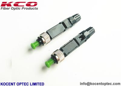 Cina Il nero veloce a fibra ottica del connettore FTTA FTTB FTTO di singolo modo per il cavo flessibile di FTTH in vendita