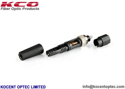 China Preto rápido de fibra ótica pre encaixado da manutenção programada G657B3 do conjunto de campo do conector FC à venda