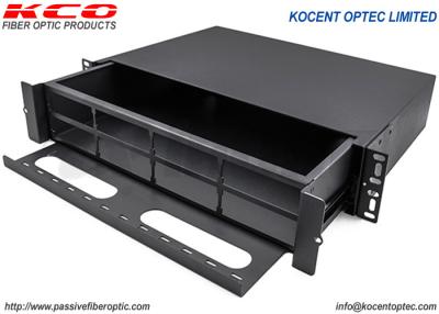 China 2U MPO MTP 192fo High Desity Patch Panel Sliding MTP Fiber Optic Rack Mount ODF for sale