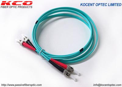 China OM4 OM5 40G 100G Fiber Patch Cord LSZH Duplex Simplex Optic ST for sale