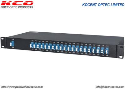 China Mux Demux Fiber Optic Dwdm LC UPC 19in 1U Passive Optical DWDM for sale