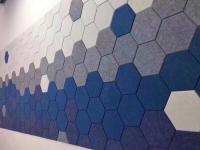 China 9mm Polyester Studio Absorption Soundproof Acoustic Felt Wall Panels for sale