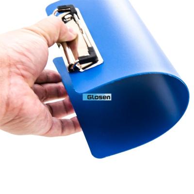 Cina Bordo di clip di plastica pieghevole blu del PVC A4 il piccolo ha personalizzato il ODM/OEM in vendita