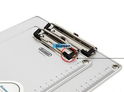 Cina A5 ha personalizzato il bordo di clip di plastica colorato antiscorrimento per l'ufficio in vendita
