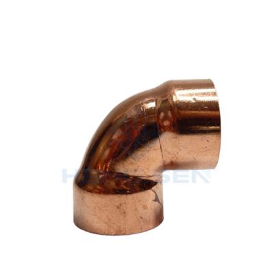 Cina gomito di 90-grado 3/4Copper C x refrigerazione adattantesi del rame di Breve giro del collegamento sudata C in vendita