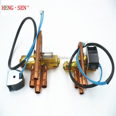 Cina 4 media d'ottone del gas della valvola di HVAC di modo 1P-2P con il solenoide 220V della bobina in vendita