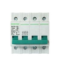 China CE TUV Isolator Switch 125A MCB Circuit Breakers for sale