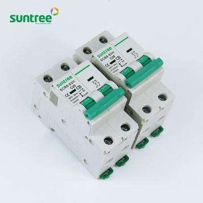 Cina Mini 3 Palo IEC60898 Mcb interruttori dei terminali IP20 in vendita