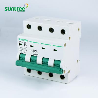 Cina 2 interruttori di amp 230V 415V MCB di Palo 10kA 6kA 10 in vendita