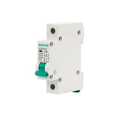 Cina 6kA 63 amp bipolare IEC60898 Mcb per CA in vendita