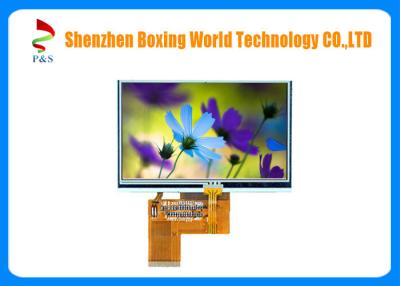 China 4.3 inch TFT LCD Screen with Resistive Touch Panel/Resolutions 480*272 for sale