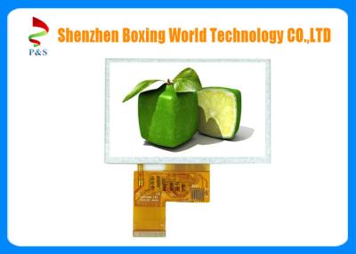 China TFT 5 inch LCD Screen with resolution 800(RGB)*480/contrast  ratio 700:1 for sale