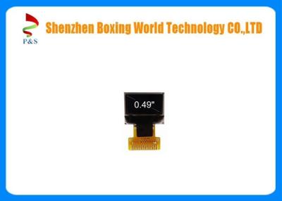 China 64X32 Pixels TFT LCD Screen 0.49 Inch 4 Wire SPI Micro Oled Display For Smart Watch for sale