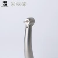 China Silver Fiber Optic Dental Handpiece Push Button Quick Coupling 320000-400000 RPM for sale