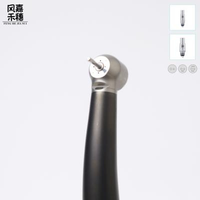China Push Button High Speed Handpiece Dental Torque Head Optic Light Low Noise for sale