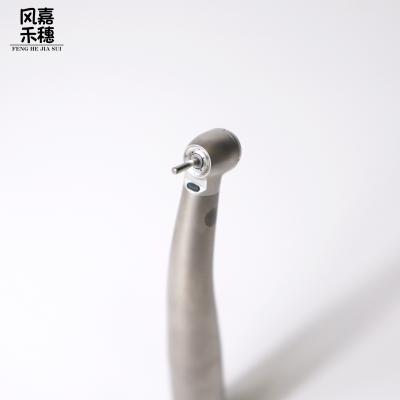 Cina Manipolo dentale ad alta velocità in titanio puro, testina mini, 4 fori, pulsante in vendita