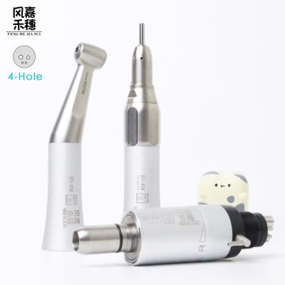 China Dental Low Speed Handpiece 1/1 Contra-Angled Durable 4-Hole Motor Set for sale