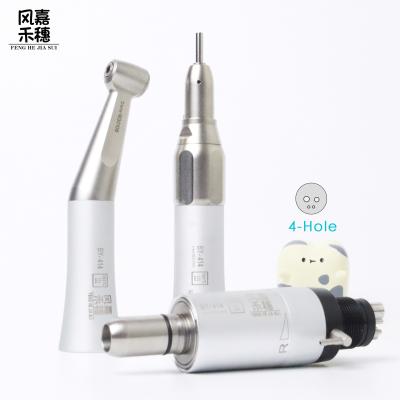 China Dental Low Speed Handpiece 1/1 Contra-Angled Implant 4-Hole Motor Kit for sale