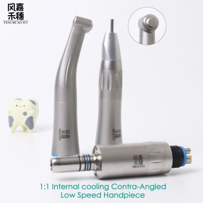 China Dental Low Speed Handpiece 1:1 Internal Steel Handpiece Kit w/ Motor10 for sale