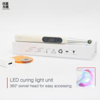 China FHJS Dental Light Curing Unit with 15mm Wide Tip, 3000mW/cm² Intensity & Dual Wavelength 460/410nm for sale
