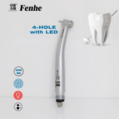 China High Speed Dental Handpiece with Germany Original Ceramic Ball Bearing 0.25-0.3Mpa Air Pressure ≤63dB Noise Level for sale