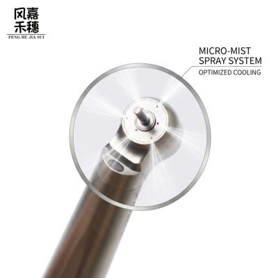 China Dental High Speed Handpiece with Germany Original Ceramic Ball Bearing Quick Disconnect Coupler and Ultra Fast Stop for sale