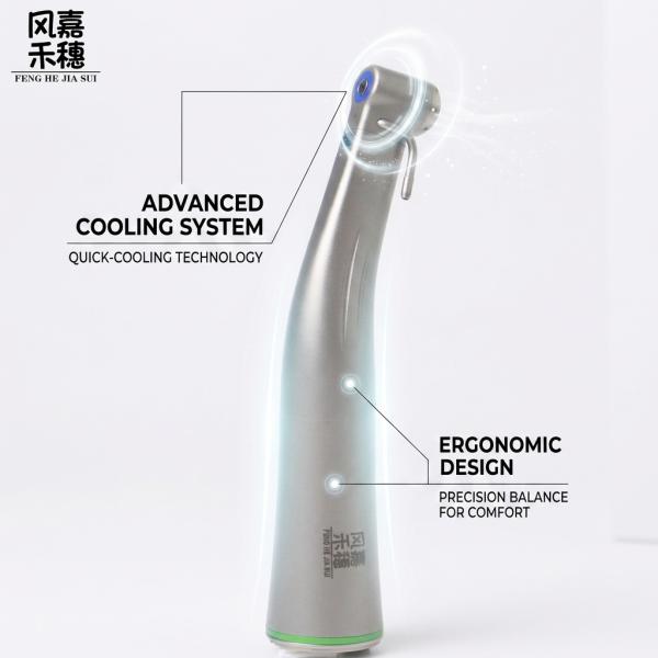Quality Miniaturized Surgical Head 45 Degree Dental Handpiece with High Precision Ceramic Ball Bearings and 40,000min/rpm Max Speed for sale