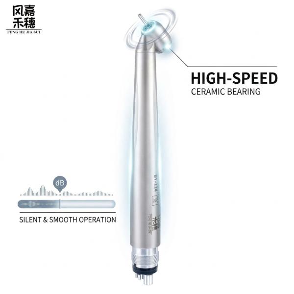 Quality Fully Autoclavable Up To 135°C Dental Surgical Handpiece with High-Precision Ceramic Ball Bearings and LED Self-Luminous Generator for sale