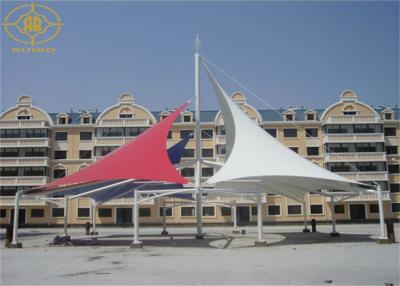 China De aangepaste Structuur van het de Architectuurq235 Staal van de Membraanstructuur voor Hotel Te koop