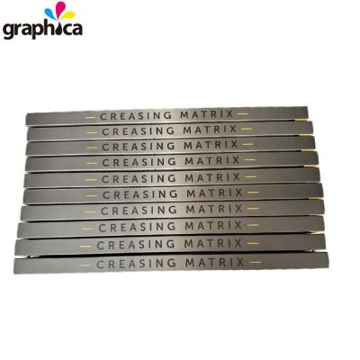 China Plastic Creasing Matrix Die Cutting and Channel Width 4.0mm GRB 0.5*1.5mm Machine for sale