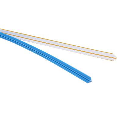 Cina Grafica Blu bianco giallo Basato su plastica Creasing Matrix Adhesive Creasing Channel per MQ 1 scatola in vendita
