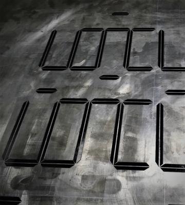 Cina Canali di taglio a stampo di matrice di creatura per grafica Tempo di perforatura 80000-100000 fogli/ora in vendita