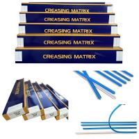 China 22cm*17cm Width*Height Blue Creasing Matrix Cutter Machine Fast and Easy Cutting for sale