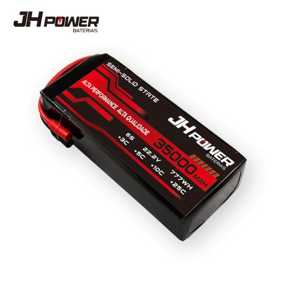 Quality High Capacity Semi Solid State Battery 6S 22.8V 25C Drone Lipo Battery for sale