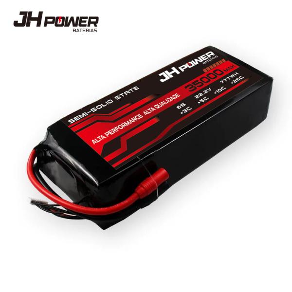 Quality High Capacity Semi Solid State Battery 6S 22.8V 25C Drone Lipo Battery for sale