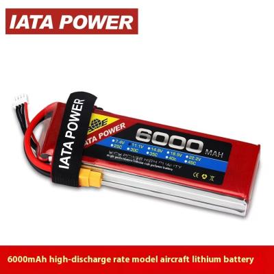 China High-Performance 6000mAh 22.2V 35C Discharge Rate RC Car Battery with Lithium Polymer Technology for sale