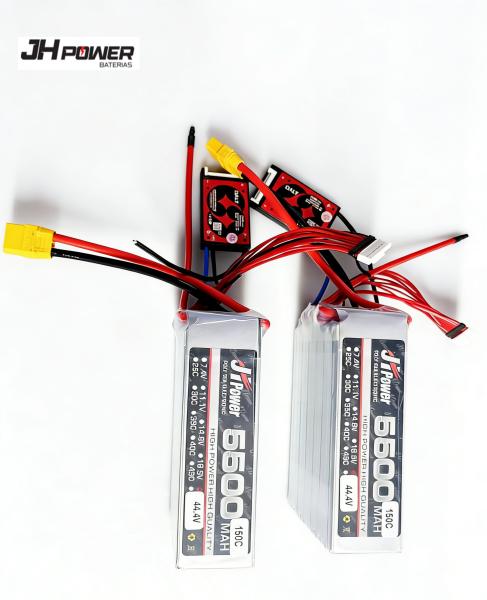 Quality High Performance 5500mAh 44.4V 150C LiPo Battery for FPV Drone and UAV Applications for sale