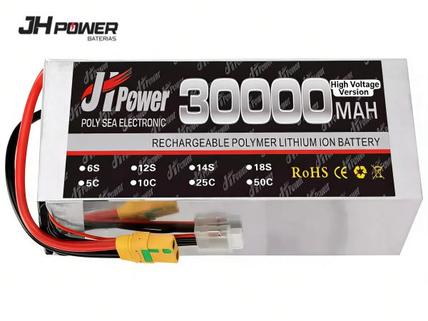 Quality 22.8V 6S 30000mAh Lipo Battery 5C - 50C Lithium Polymer Drone Battery for sale