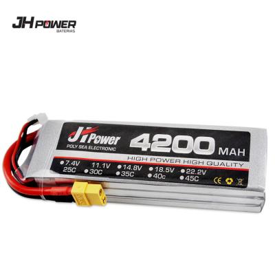 China 4200mAh 2S 7.4 V Lipo Battery 35C FPV Drone Battery For Racing Drones for sale