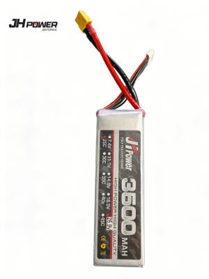 China 3500mAh 7S 25.9V 25C Discharge Rate FPV Drone LiPo Battery for Racing Drones for sale