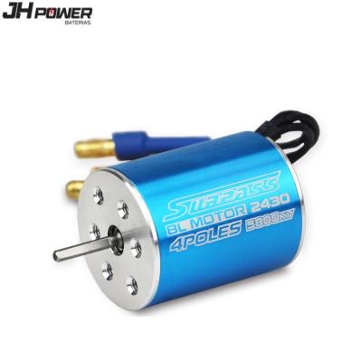 China 2430 Sensorless Brushless Motor 7200KV 2.0mm Shaft for RC Cars for sale