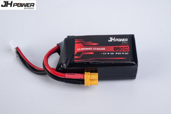 Quality High 120C Discharge Lithium Battery 850mAh 3S 11.1V Li-ion Battery Pack for FPV Drones, RC Cars, RC Boats for sale
