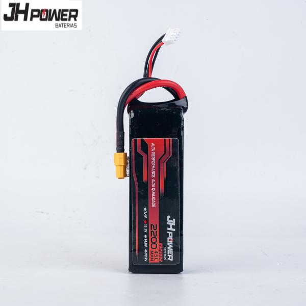 Quality 2200mAh 3S 11.1V 45C Li-ion Battery Pack for FPV Drones, RC Cars, RC Boats for sale
