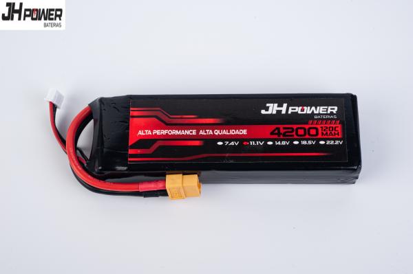 Quality 11.1V 3S 4200mAh 120C Li-ion Rechargeable Battery Pack for FPV Drones RC Cars & Model Boats for sale