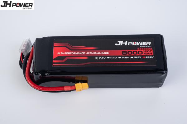 Quality 22.2V 6S 8000mAh 120C Li-ion Rechargeable Battery Pack for FPV Drones RC Cars & Model Boats for sale